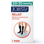 JOBST Relief 20-30 mmHg Compression Stockings, Knee High, Closed Toe ...