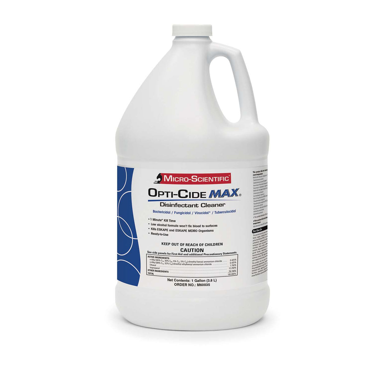 Opti-Cide Max Surface Disinfectant Cleaner, 1 gal Bottle (4 per Case ...