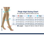 JOBST Relief 30-40 mmHg Compression Stockings Thigh High Silicone Band ...